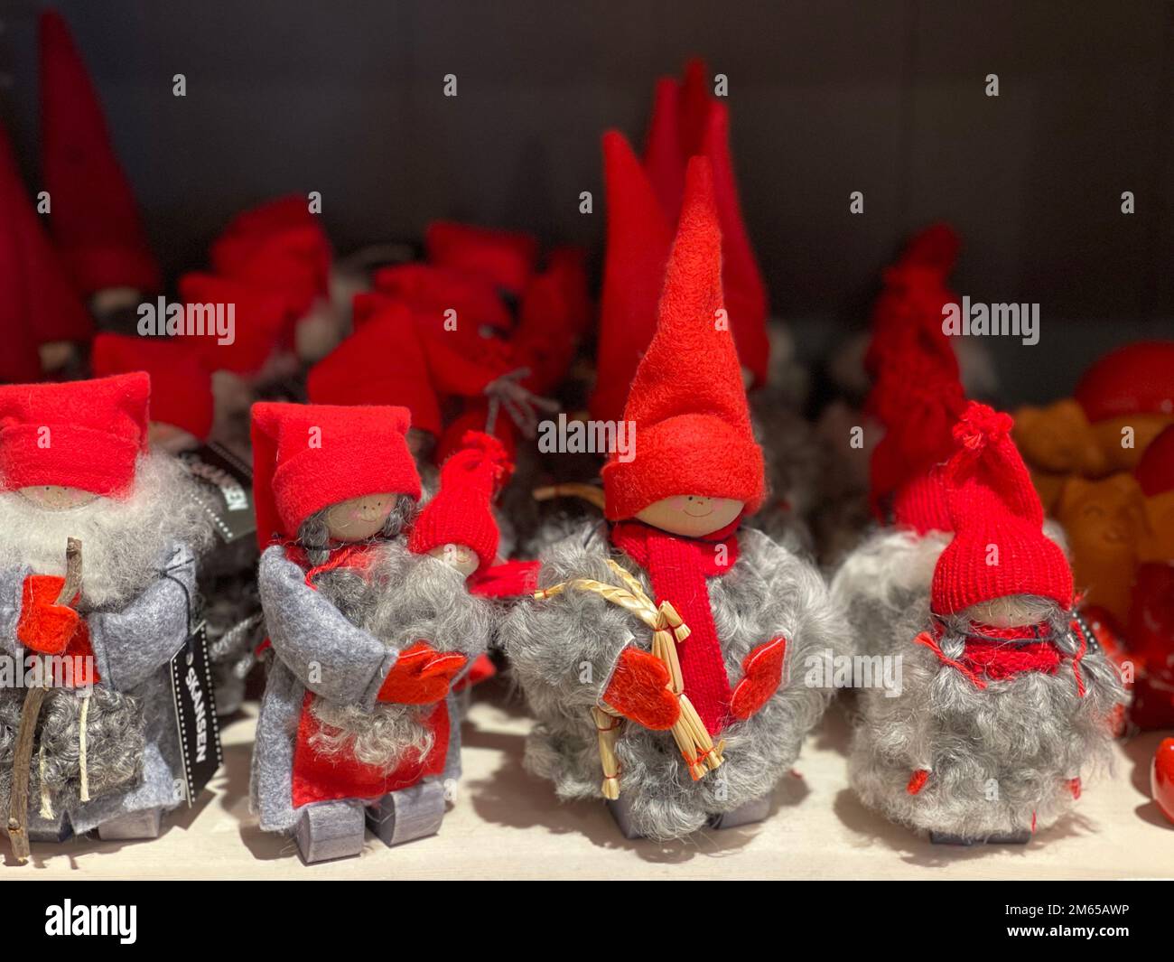 Souvenirs in a local shop in Skansen , the Swedish museum Stock Photo ...