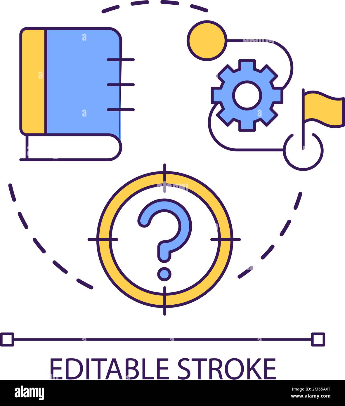 Business strategy guidance concept icon Stock Vector Image & Art - Alamy