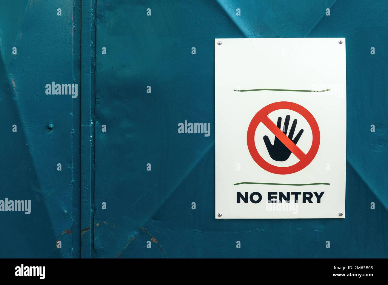 No entry hand sign hi-res stock photography and images - Alamy