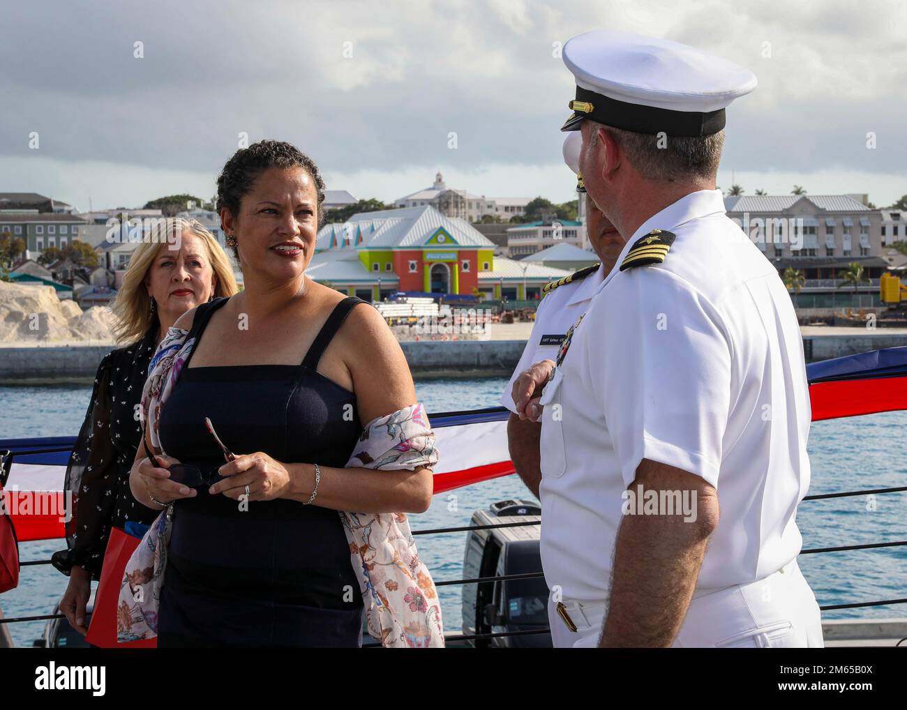 NASSAU, The Bahamas (April 3, 2022) – Ms. Usha Pitts, the Charge d ...