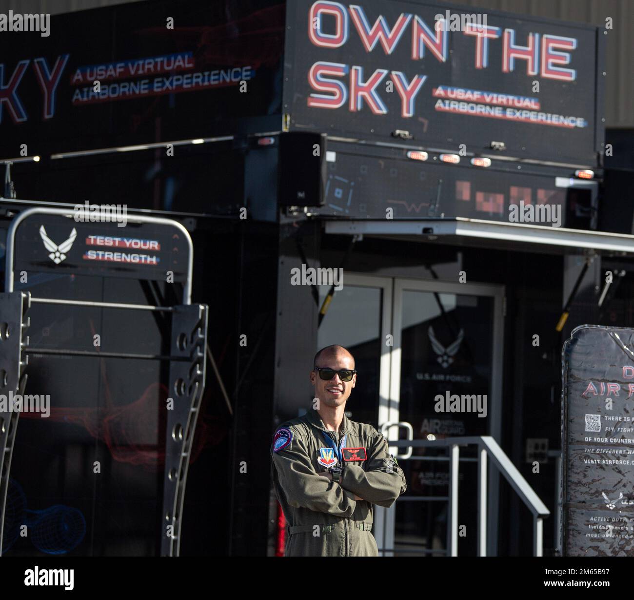 U.S. Air Force 1st Lt. Kyle Grant, an MQ-9 Reaper pilot with the 50th ...