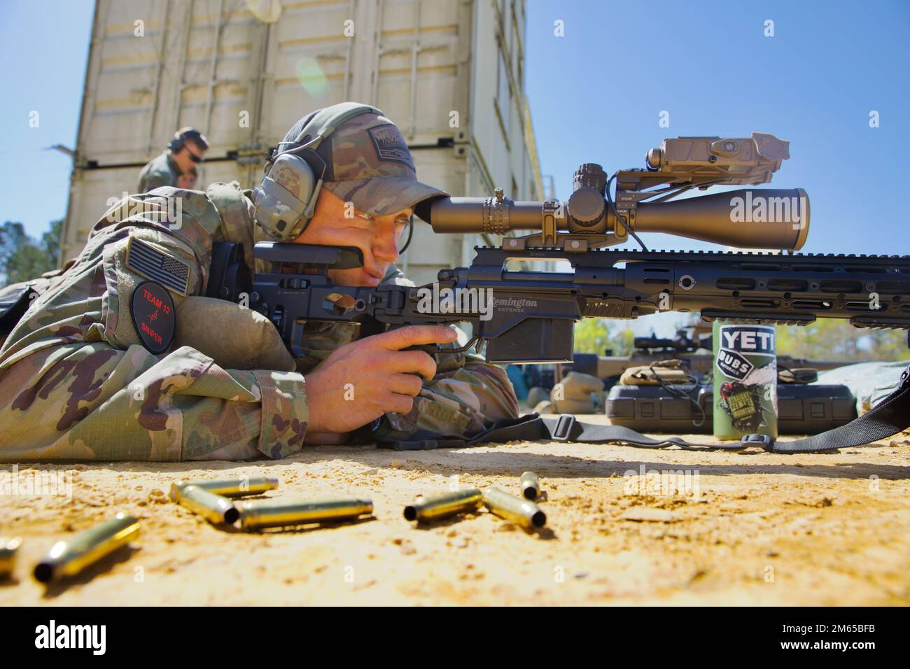 U.S. Army Staff Sgt Tristin Ivkov, A Army Sniper assigned to ...