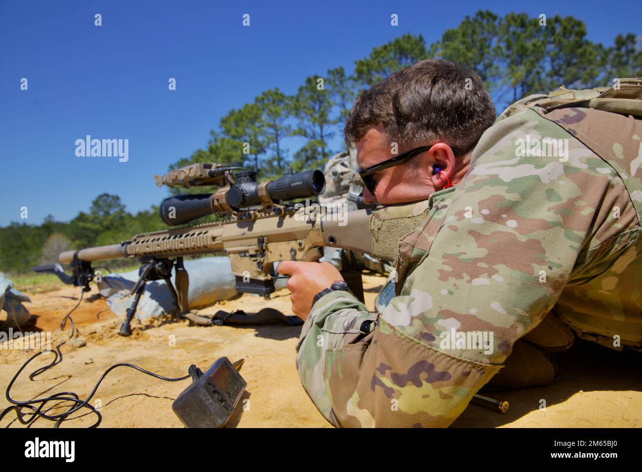 U.S. Army Sgt Ryan Bozell a Army Sniper assigned to Headquarters ...