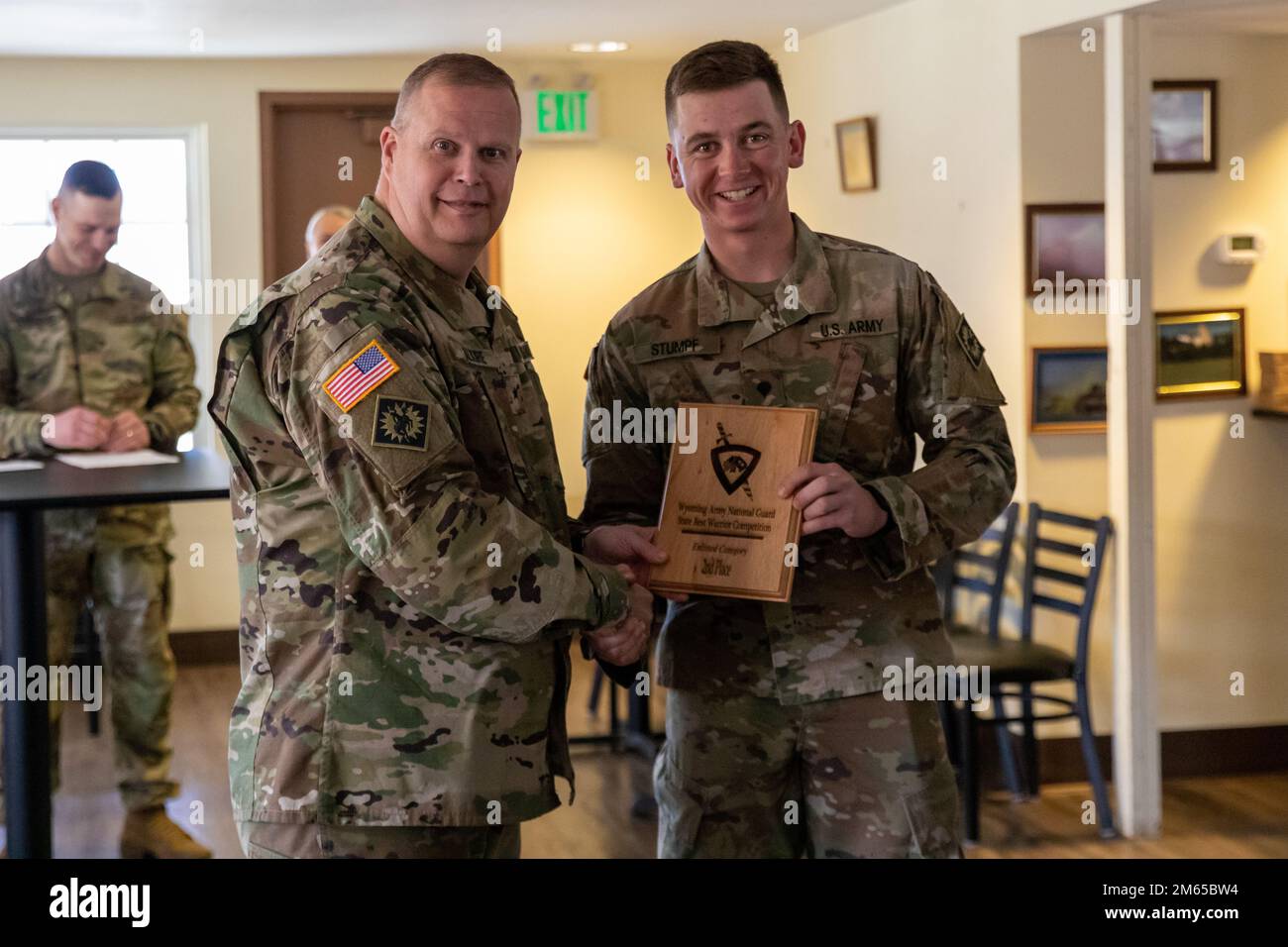 Spc. Nathan Stumpf of 2nd Batallion, 300th Field Artillery Regiment ...