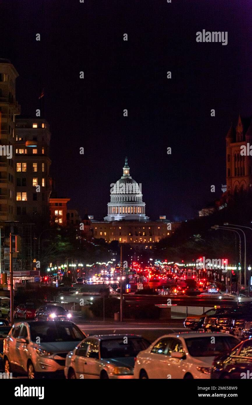 Washington DC Cityscape with Capitol Building in Background. USA Stock ...