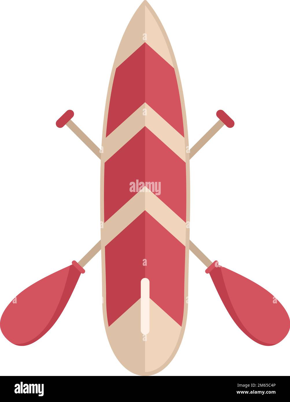 Sup surf icon flat vector. Paddle board. Lake surfer isolated Stock ...
