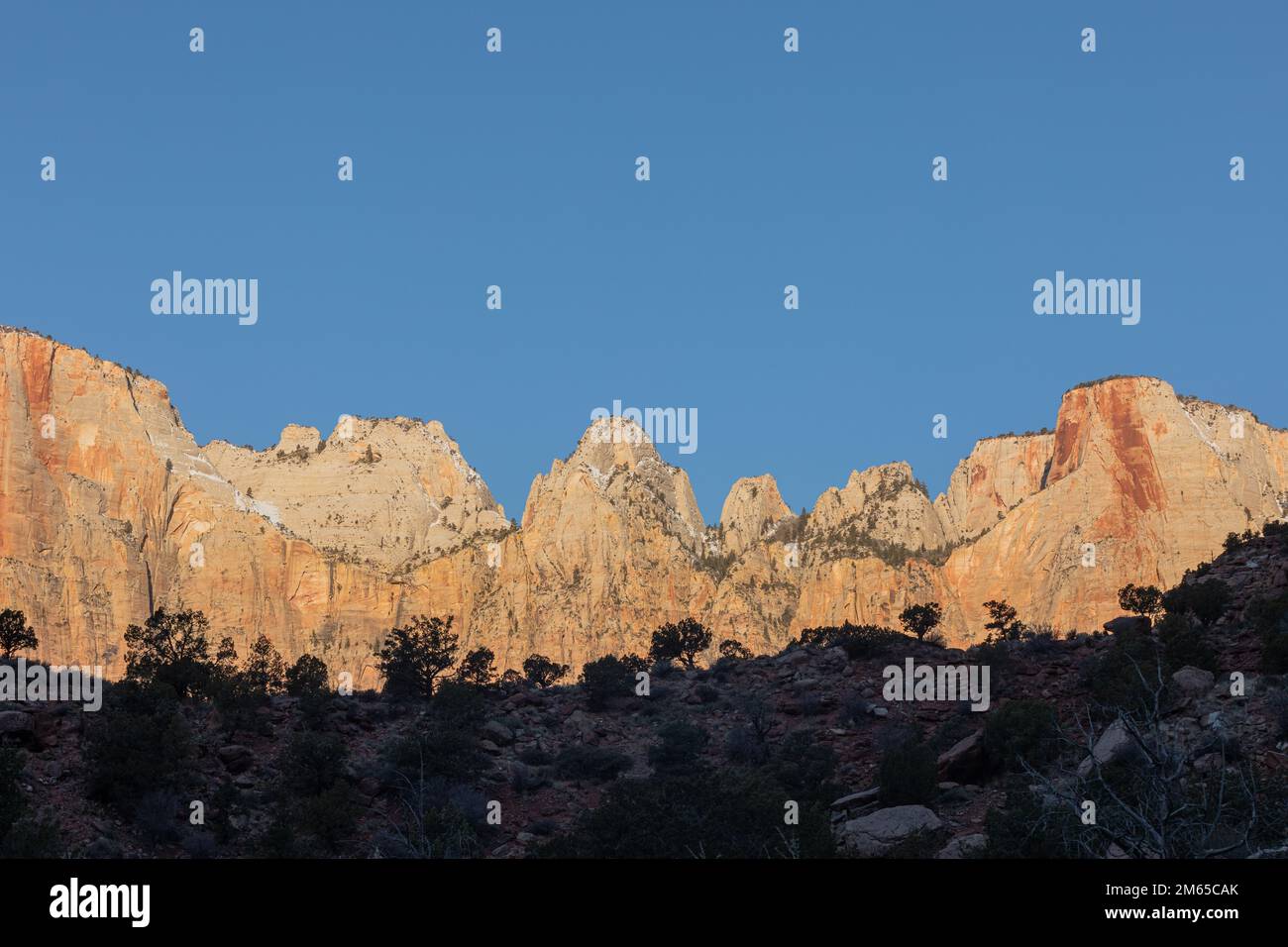 Scenic Zion National Park Utah Landscape Stock Photo - Alamy