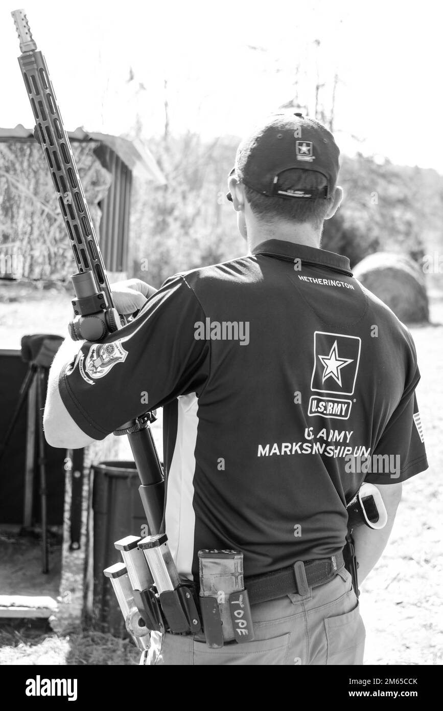 U.S. Army Marksmanship Unit Action Team member Staff Sgt. Jacob ...