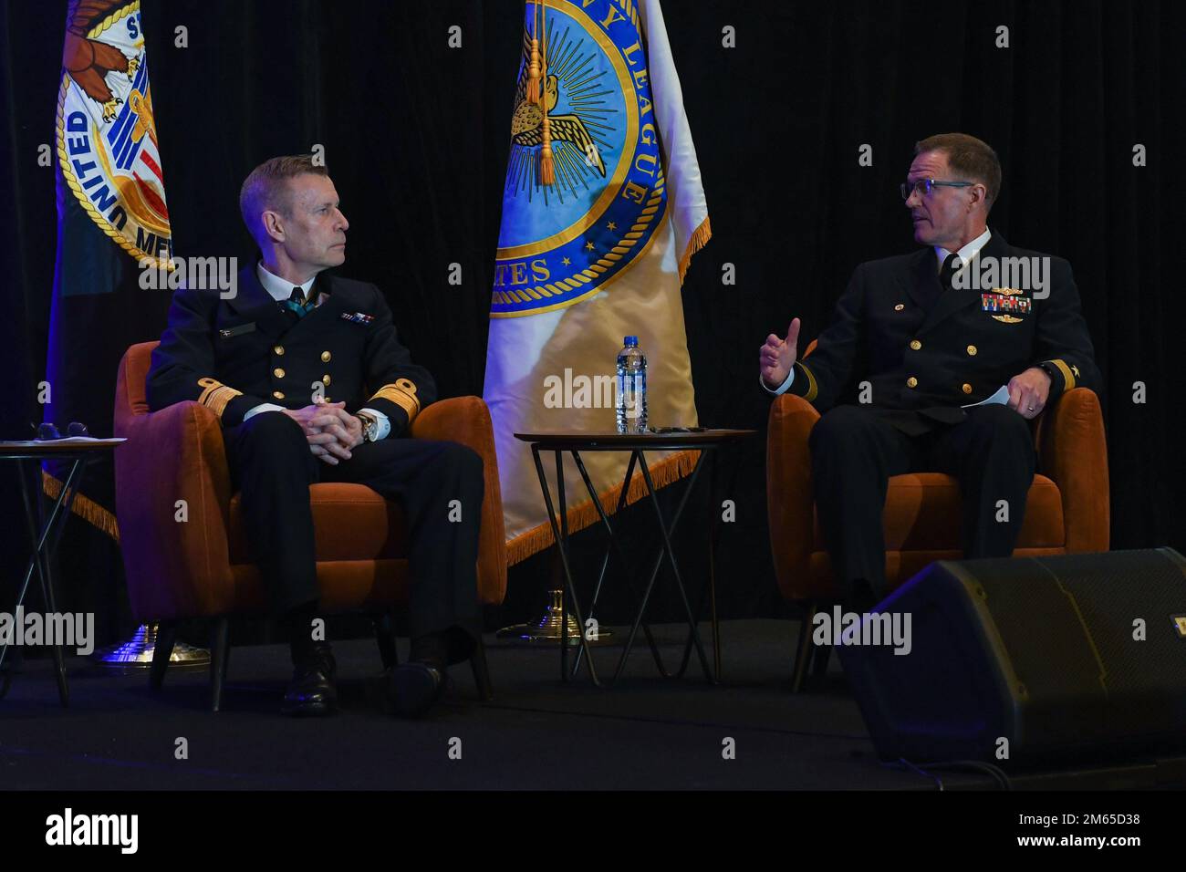 NATIONAL HARBOR, Md. (April 4, 2022) U.S. Navy Rear Adm. Ronald J. Piret, Commander, Naval ...