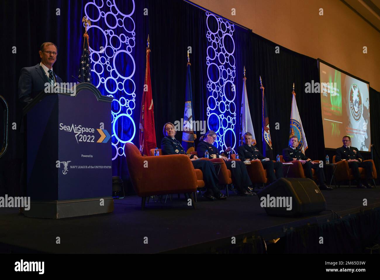 NATIONAL HARBOR, Md. (April 4, 2022) Major General Randy Kee, U.S. Department of Defense Senior ...