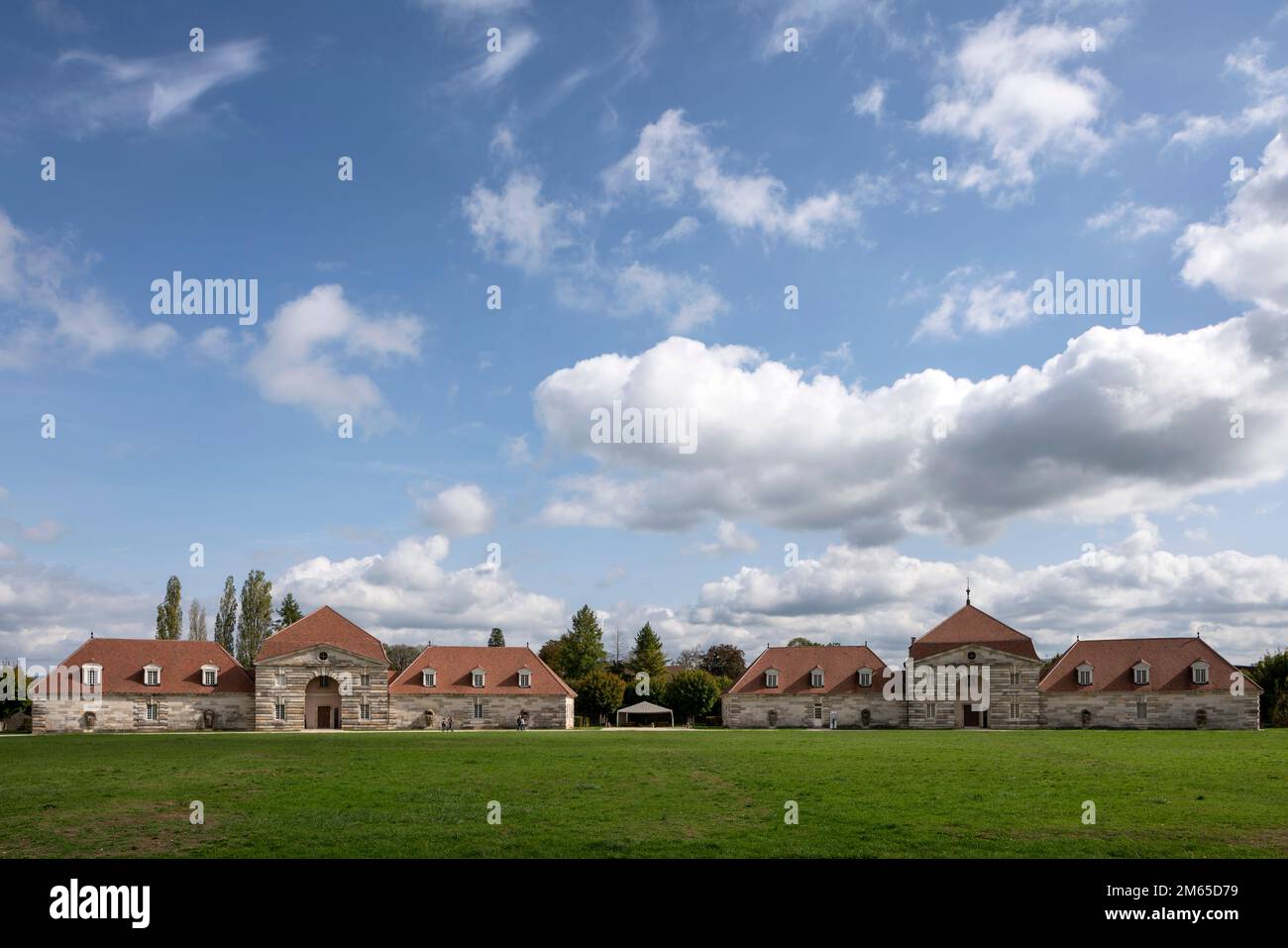 Arc-et-Senans, Saline Royal, 1779 von Claude-Nicolas Ledoux erbaut ...