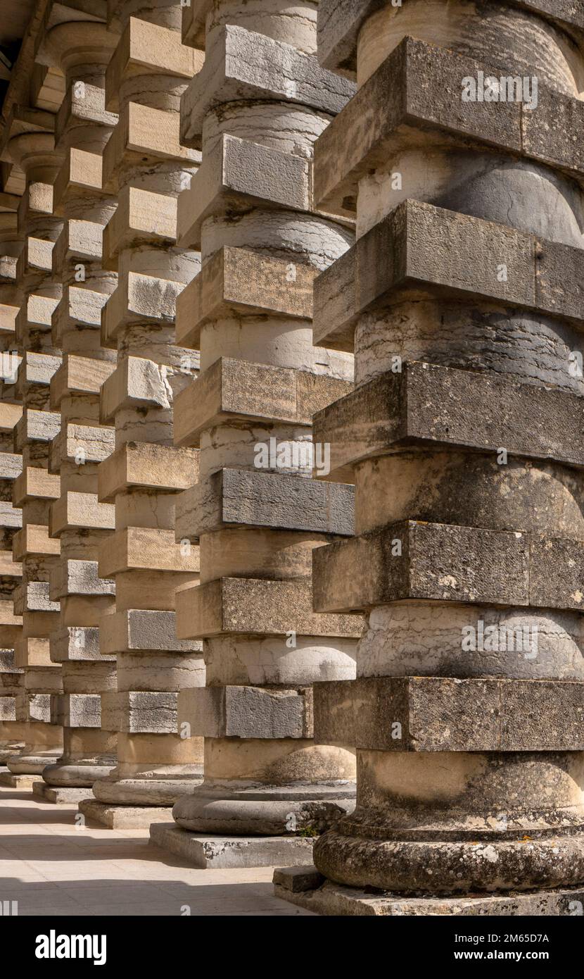 Arc-et-Senans, Saline Royal, 1779 von Claude-Nicolas Ledoux erbaut ...