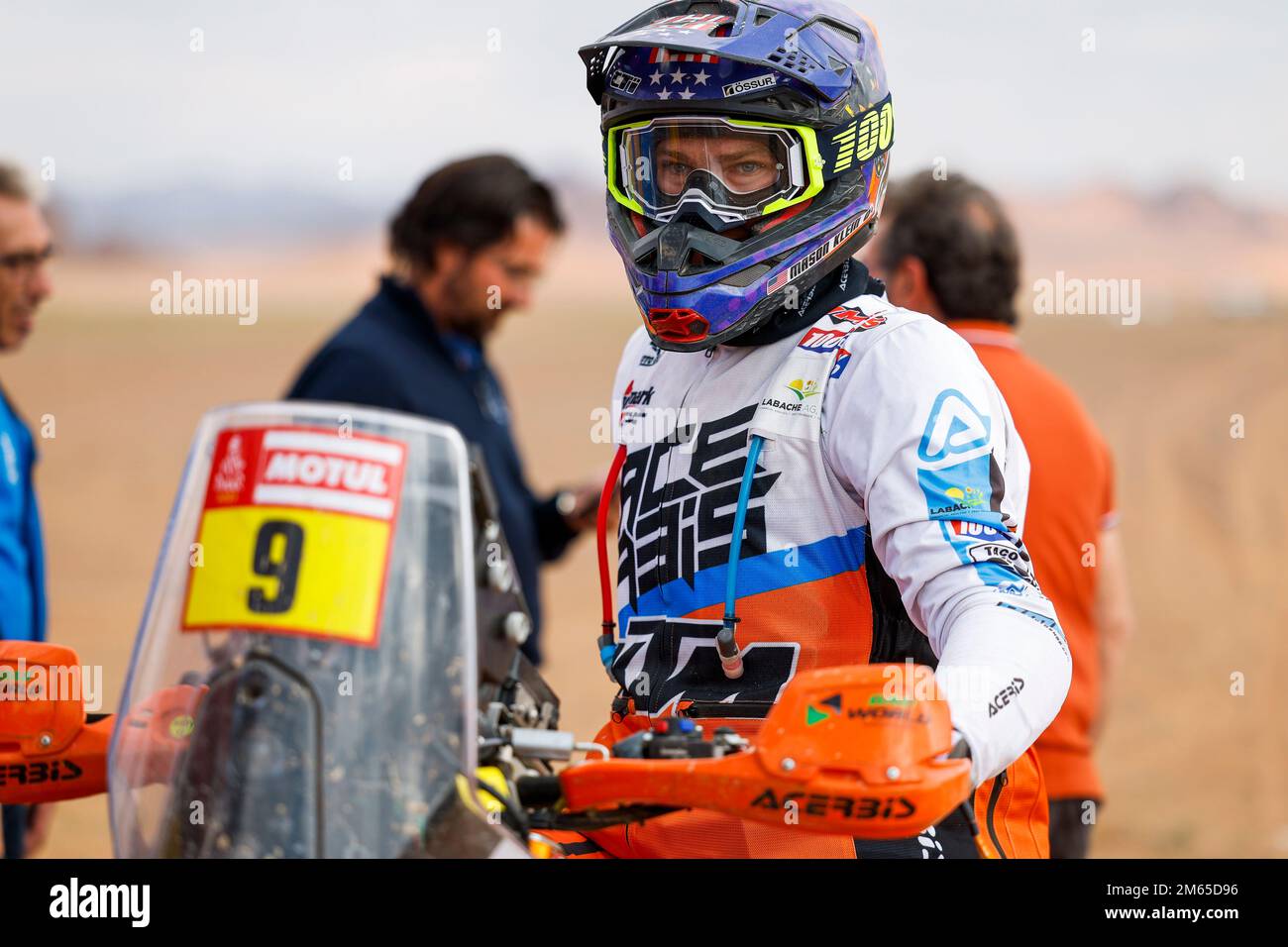 KLEIN Mason (usa), BAS World KTM Racing Team, KTM, Moto, FIM W2RC, portrait during the Stage 2 ...
