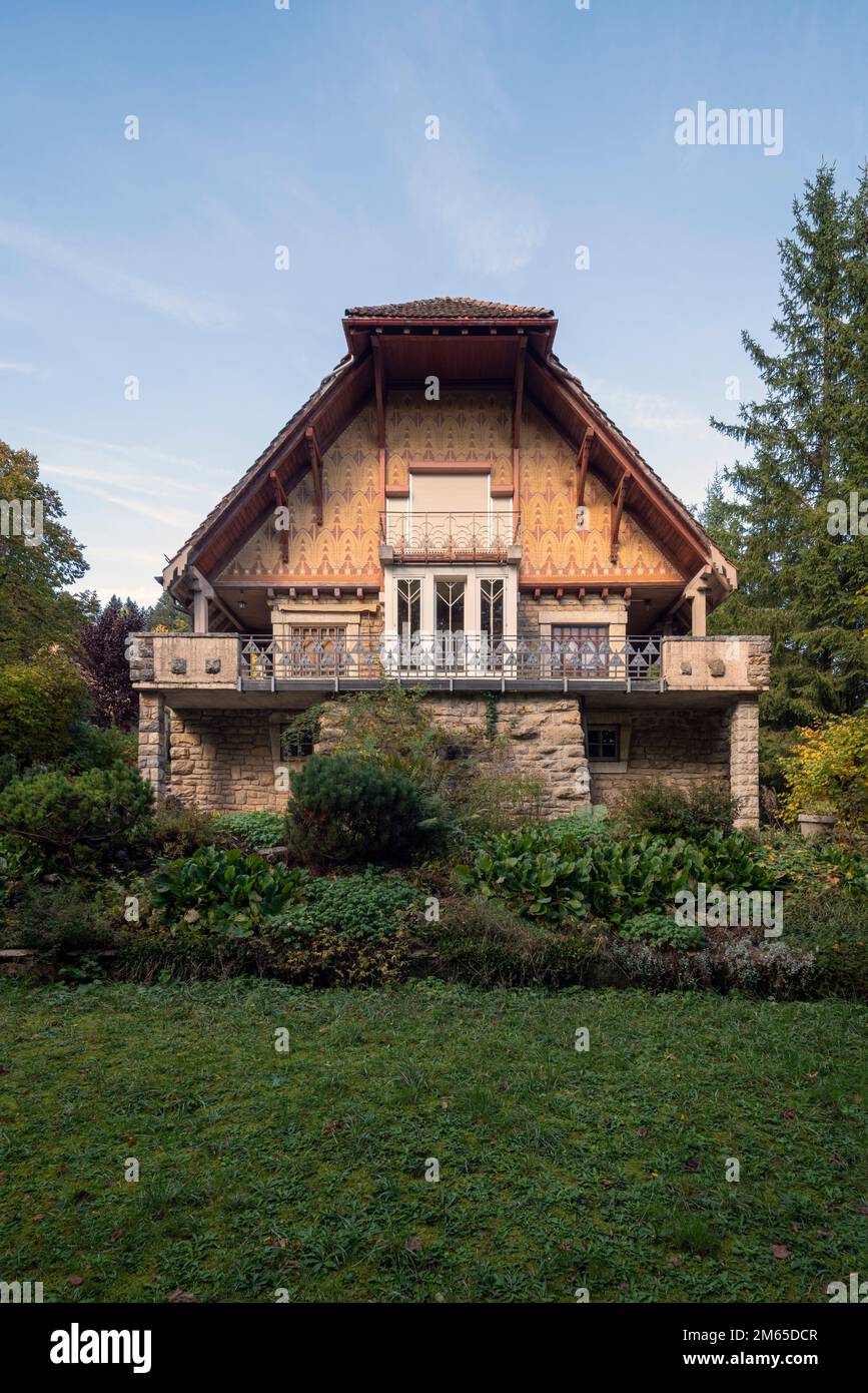 La Chaux-de-Fonds, Villa Fallet, 1906-1907, Erstes Haus des Architekten ...