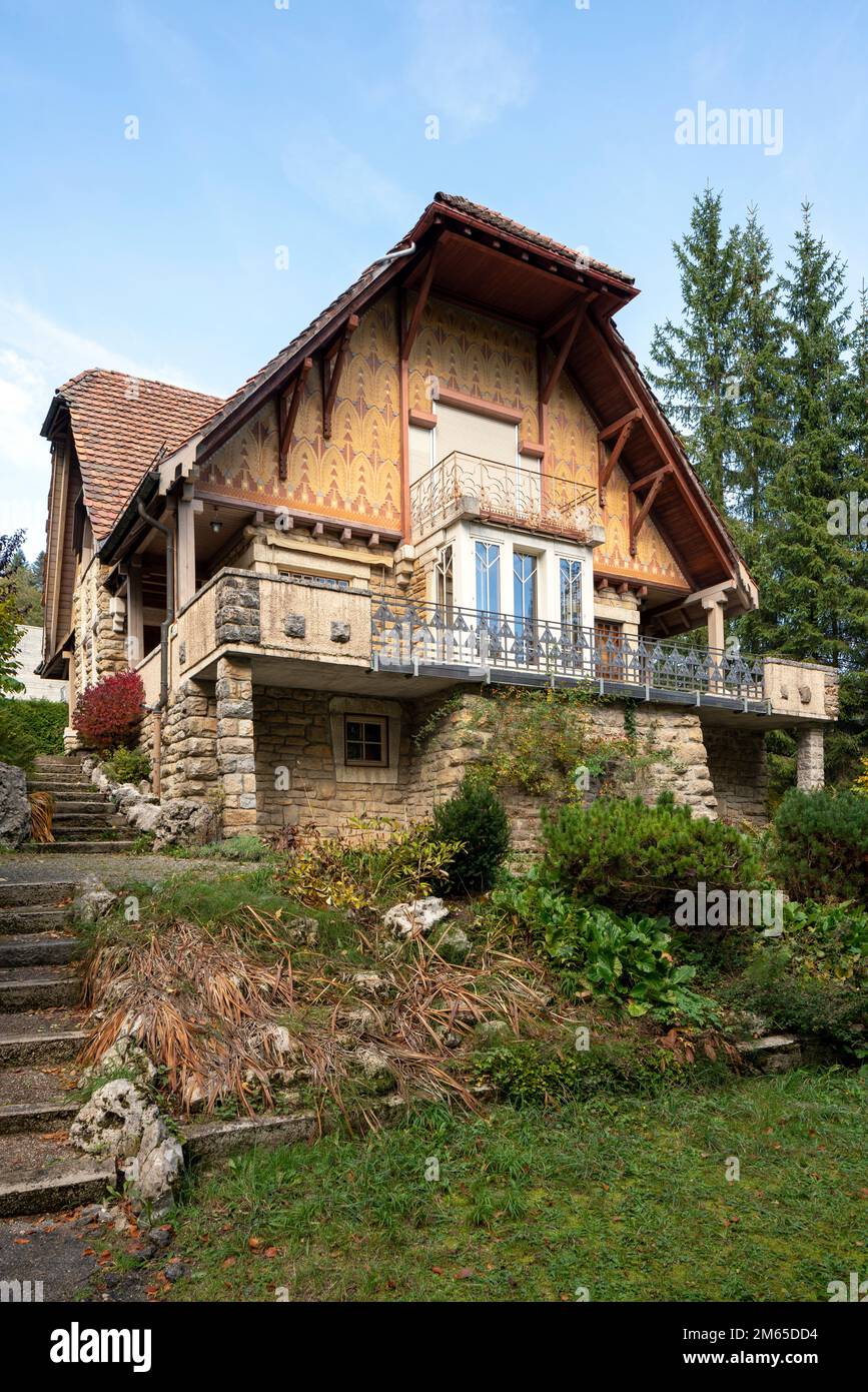 La Chaux-de-Fonds, Villa Fallet, 1906-1907, Erstes Haus des Architekten ...