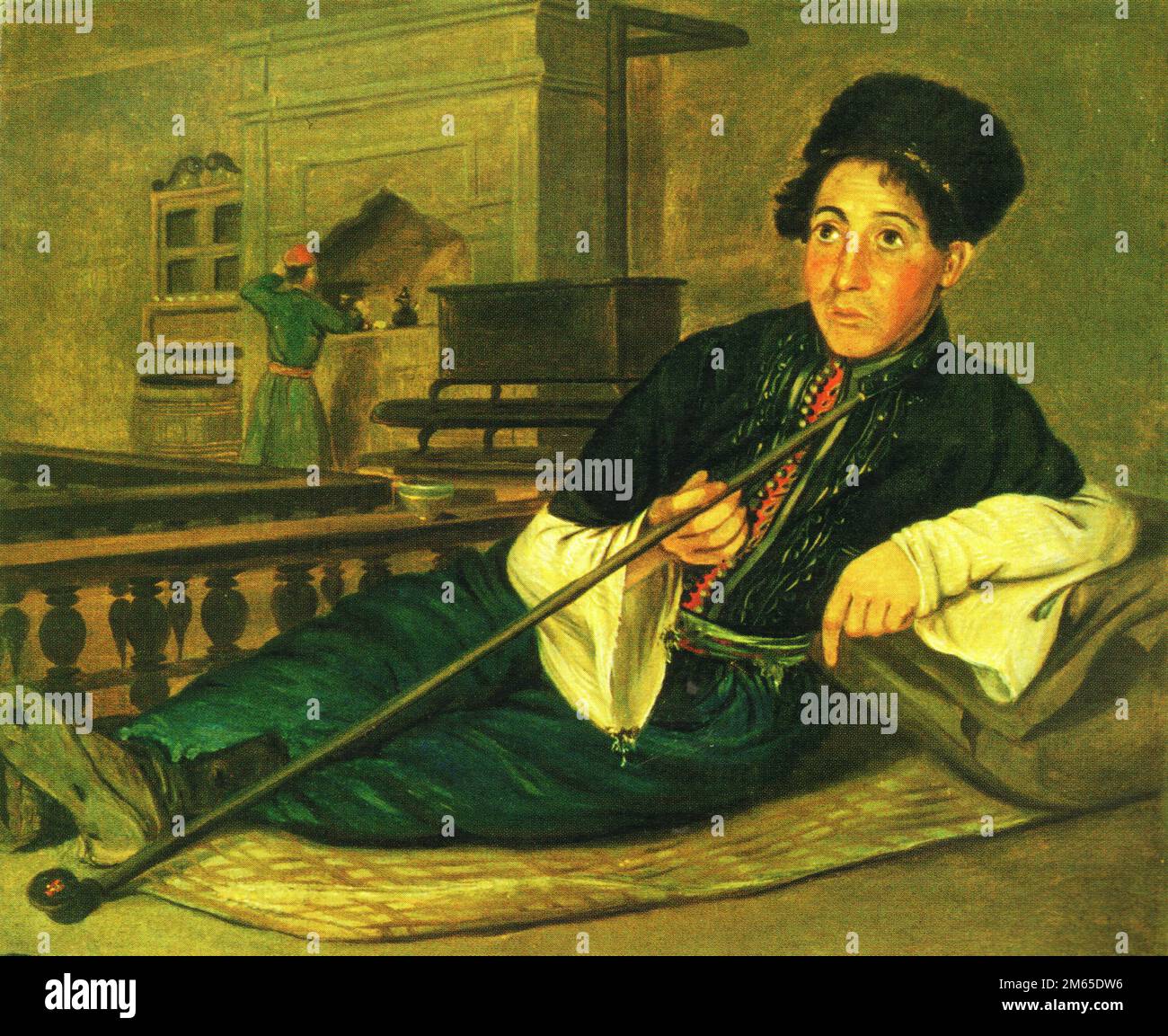 Crimean Tatar in a coffee shop. Painting by Wilhelm Kiesewetter, 1845 ...