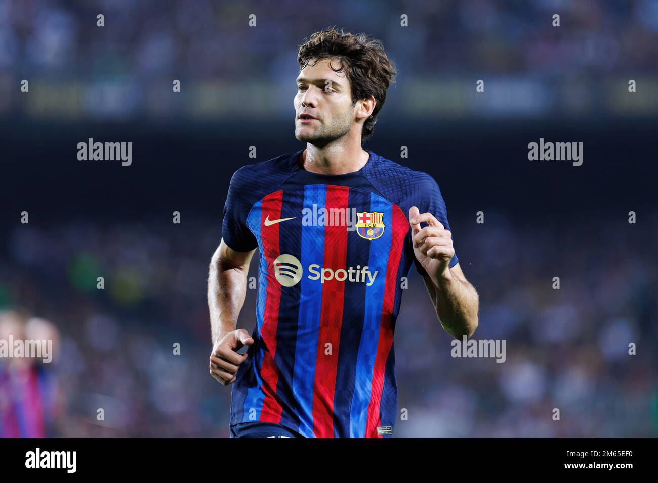 BARCELONA - OCT 20: Marcos Alonso in action during the LaLiga match ...