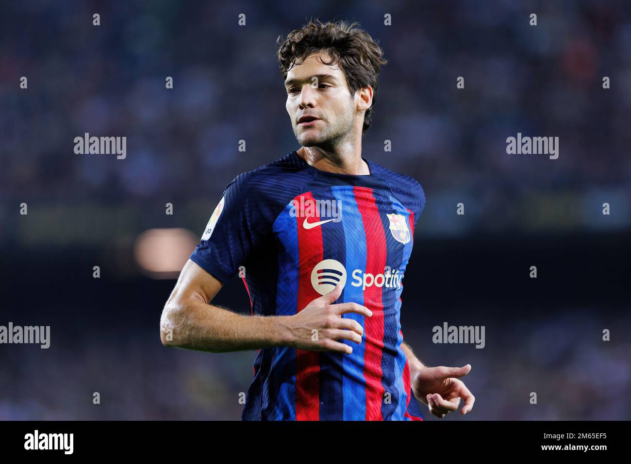BARCELONA - OCT 20: Marcos Alonso in action during the LaLiga match ...