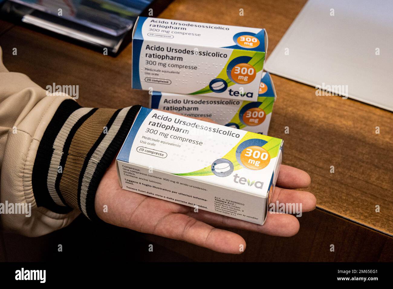 Milan, Italy. 02nd Jan, 2023. Milan - Ursodeoxycholic acid UDCA. The ...