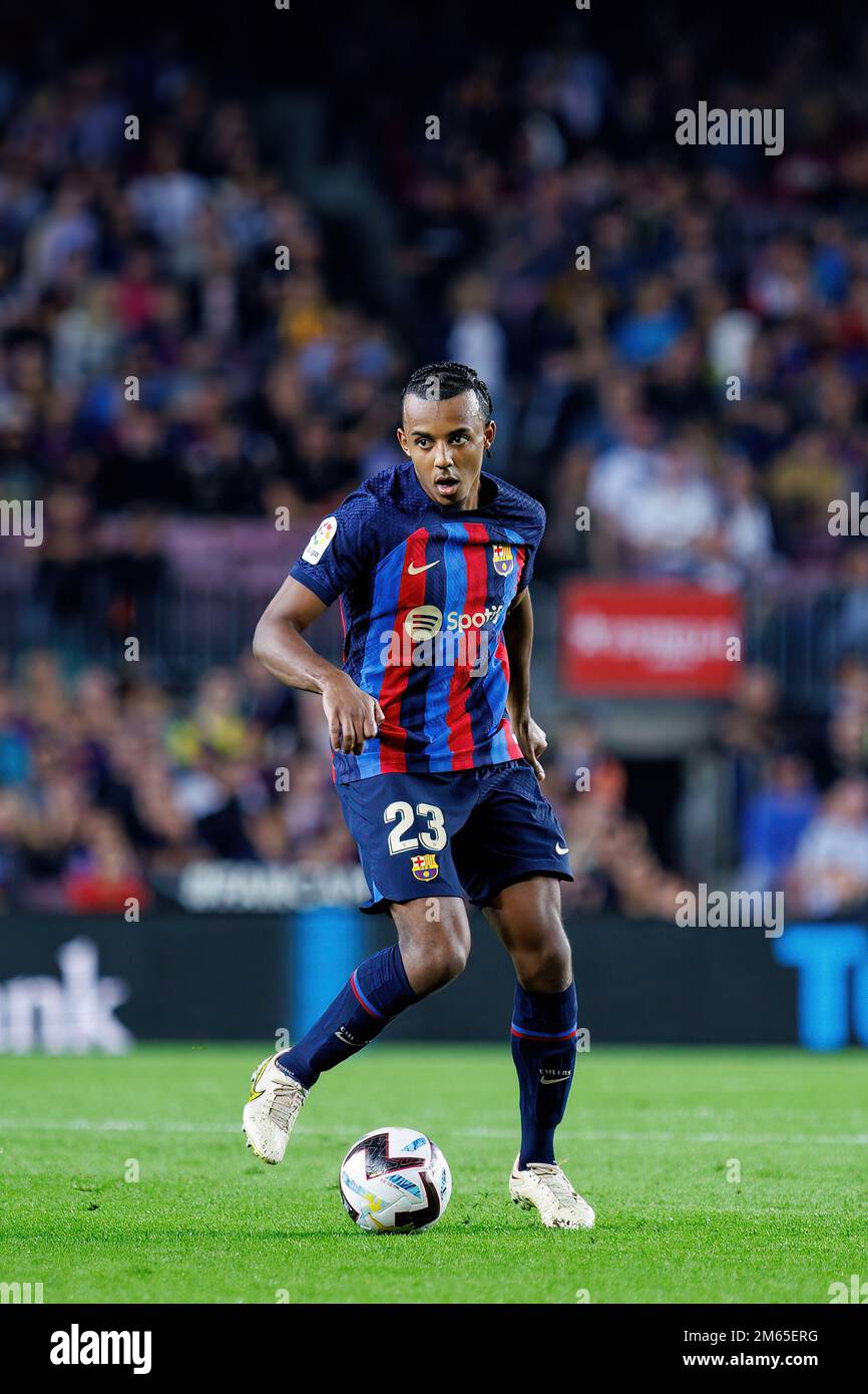 BARCELONA - OCT 20: Jules Kounde in action during the LaLiga match ...