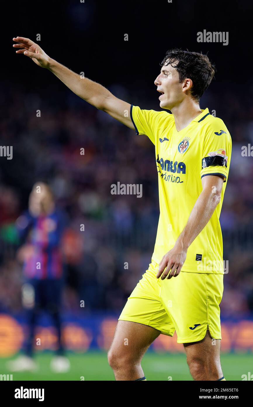 BARCELONA - OCT 20: Pau Torres in action during the LaLiga match ...