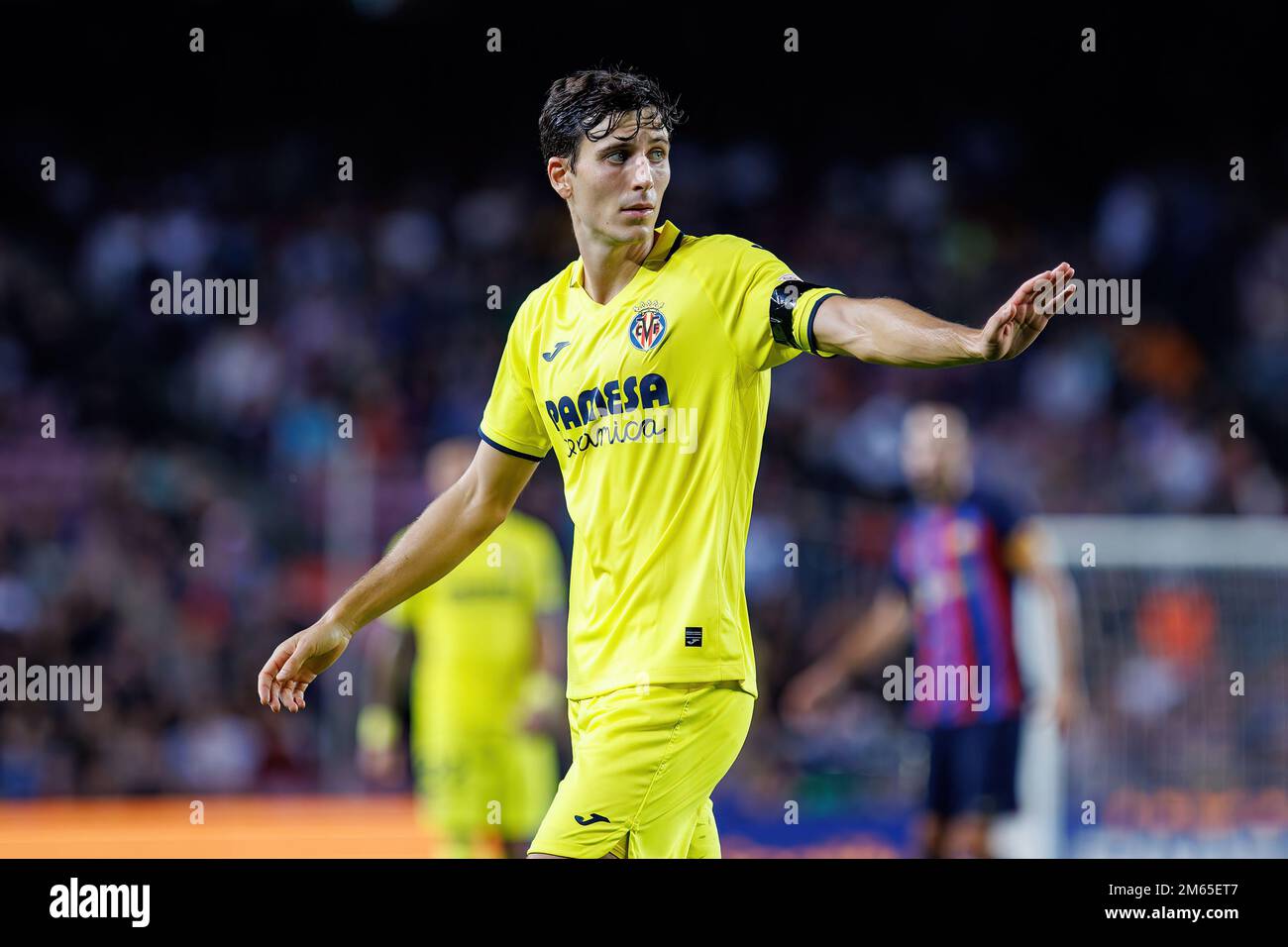 BARCELONA - OCT 20: Pau Torres in action during the LaLiga match ...