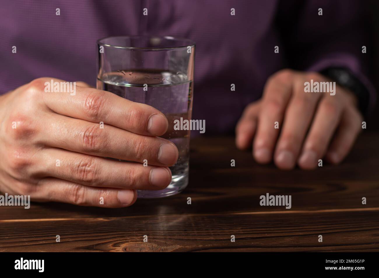 Transparent man drinking liquid hi-res stock photography and images - Alamy