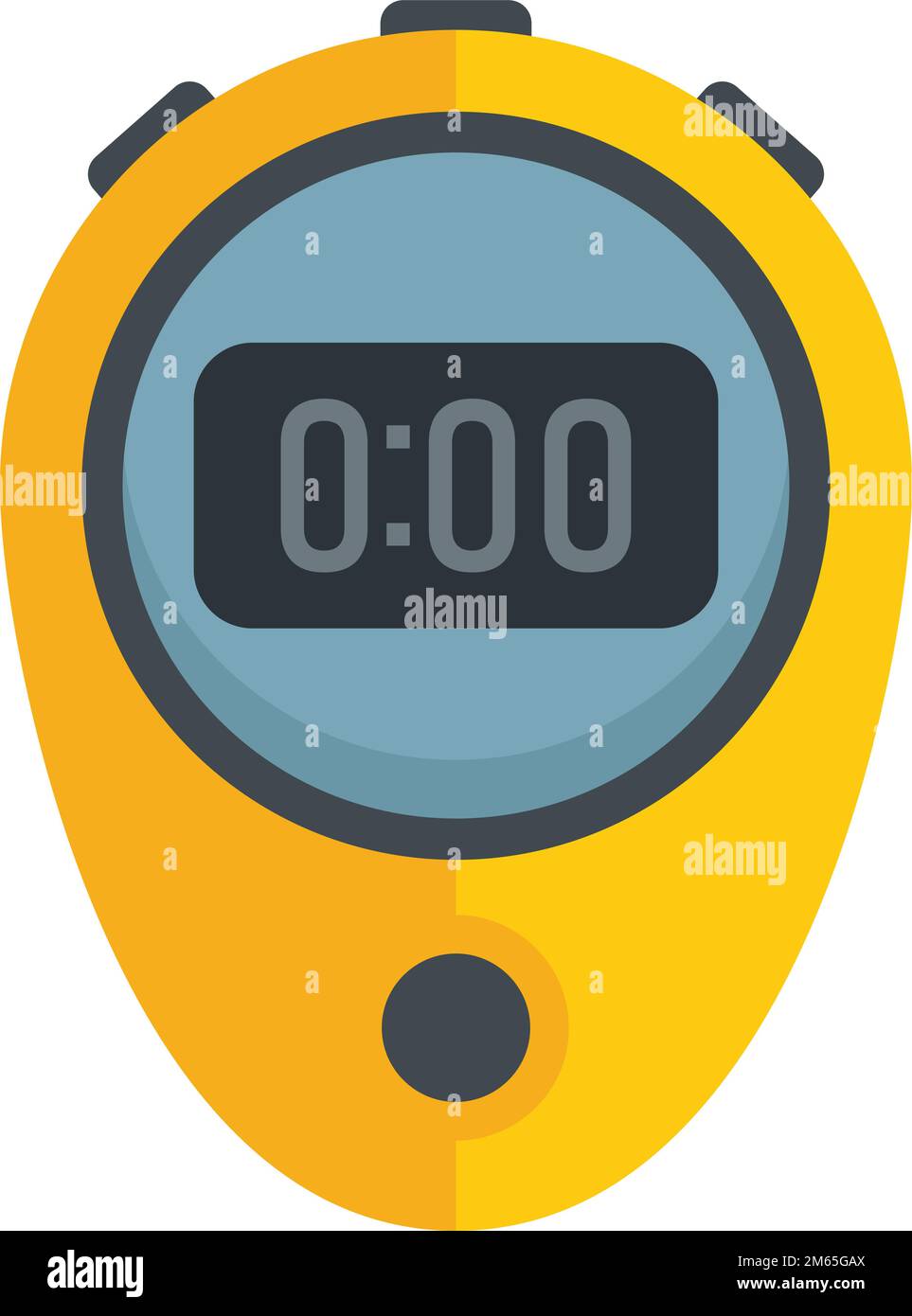 Quick stopwatch icon flat vector. Stop watch. Clock timer isolated ...