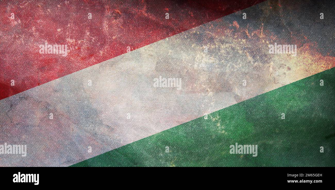 Top view of retro flag Cravo Norte, Arauca Colombia with grunge texture ...