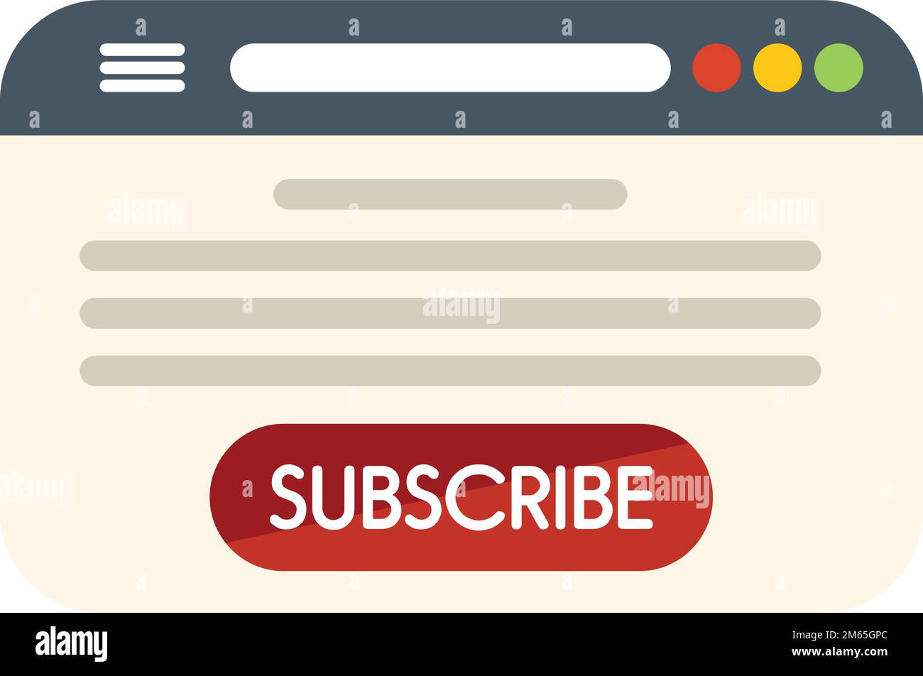 Annual subscription Stock Vector Images - Alamy