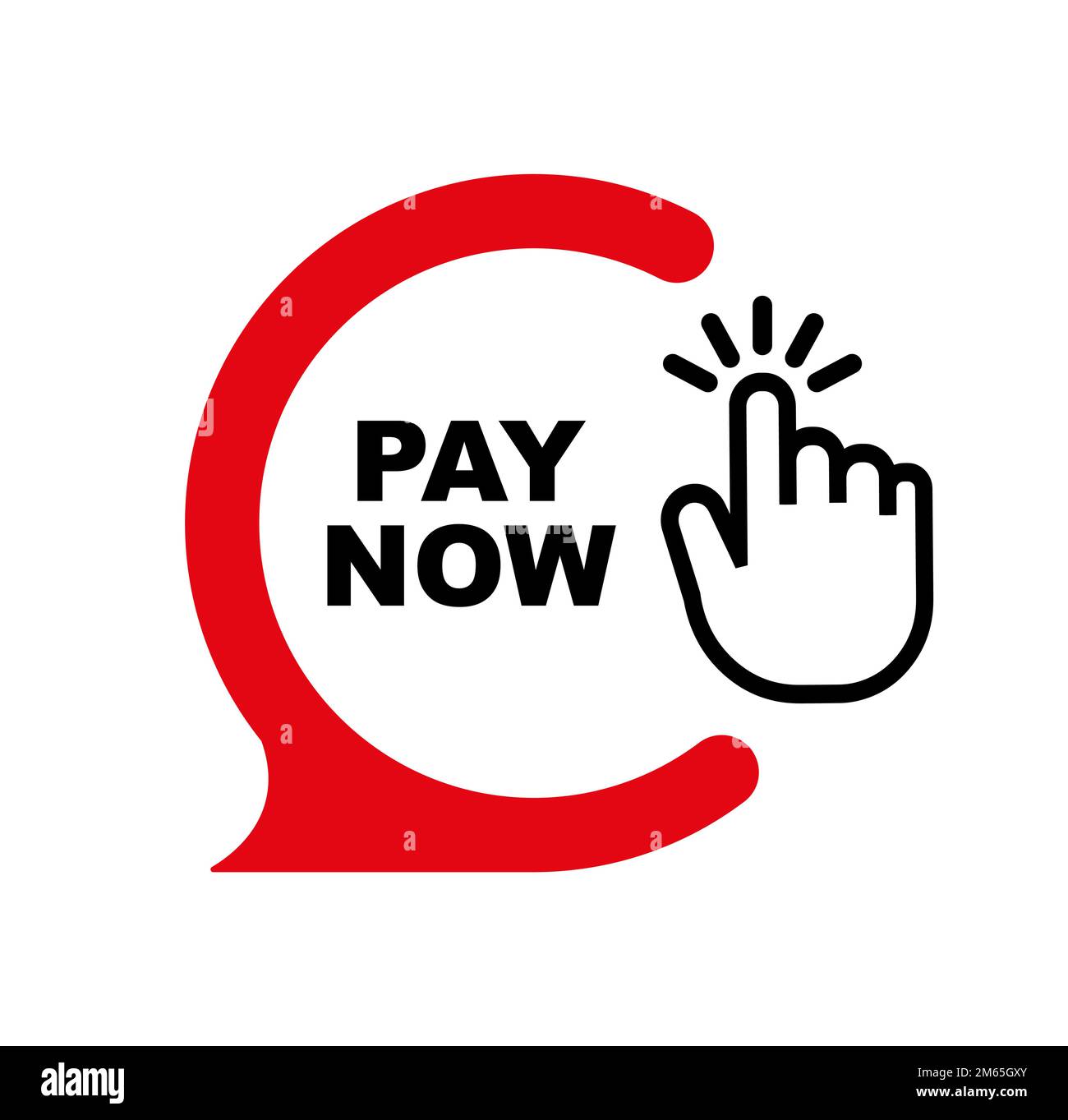 Pay now sign on Stock Vector Images - Alamy