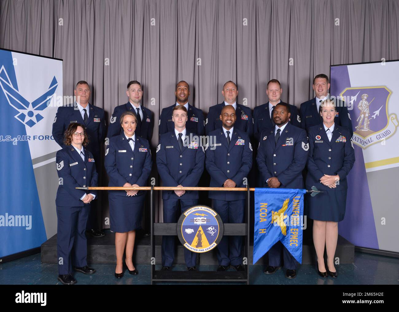 United States Air Force NCO Academy Class 22-H, A-flight at the ...