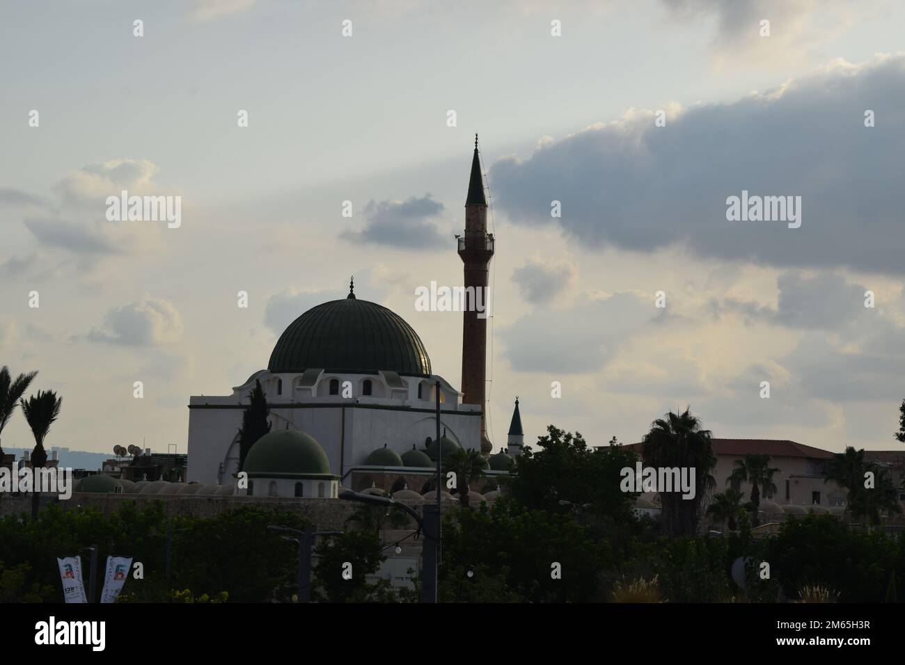 Al-Jazzar Mosque - Crusader Town Akko in Israel Stock Photo - Alamy