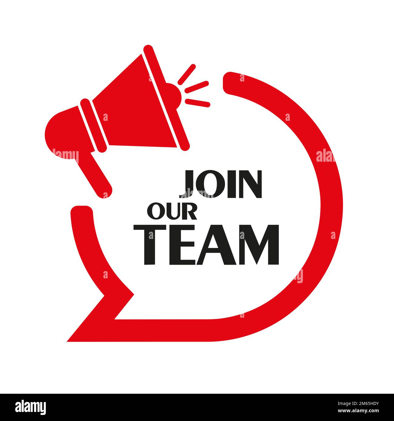 join our team sign on white background Stock Vector Image & Art - Alamy