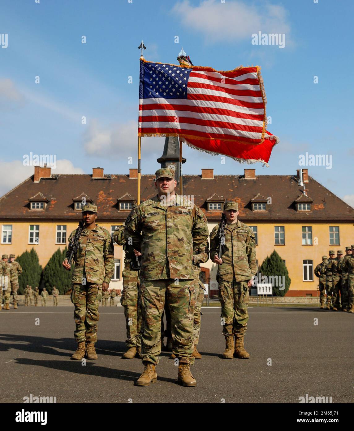 U.S. Army Maj. Ryan Hodgson, executive officer of the 1st Brigade ...