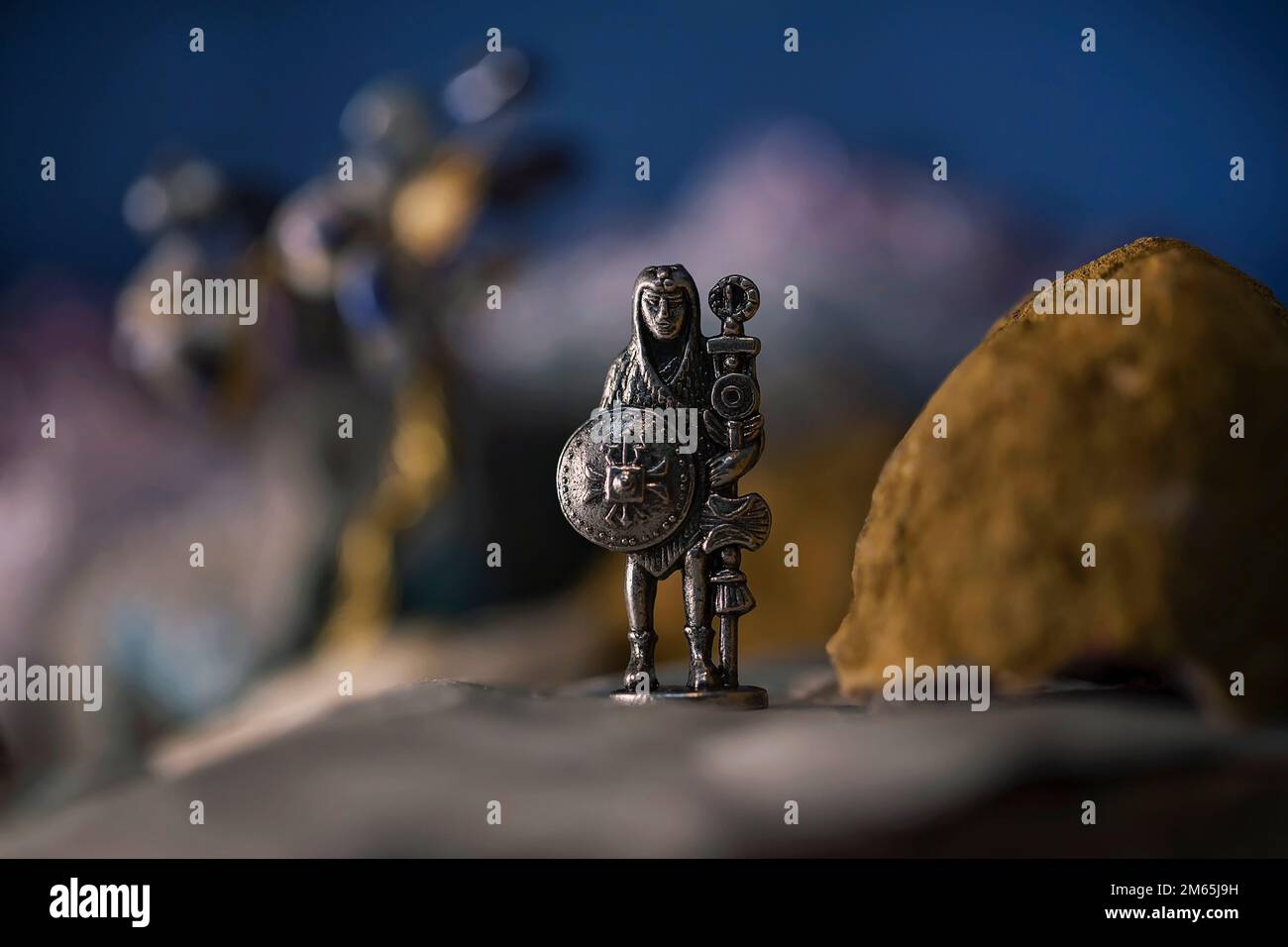 Roman soldier figurines.Roman Ensign or Standard Bearer Stock Photo - Alamy