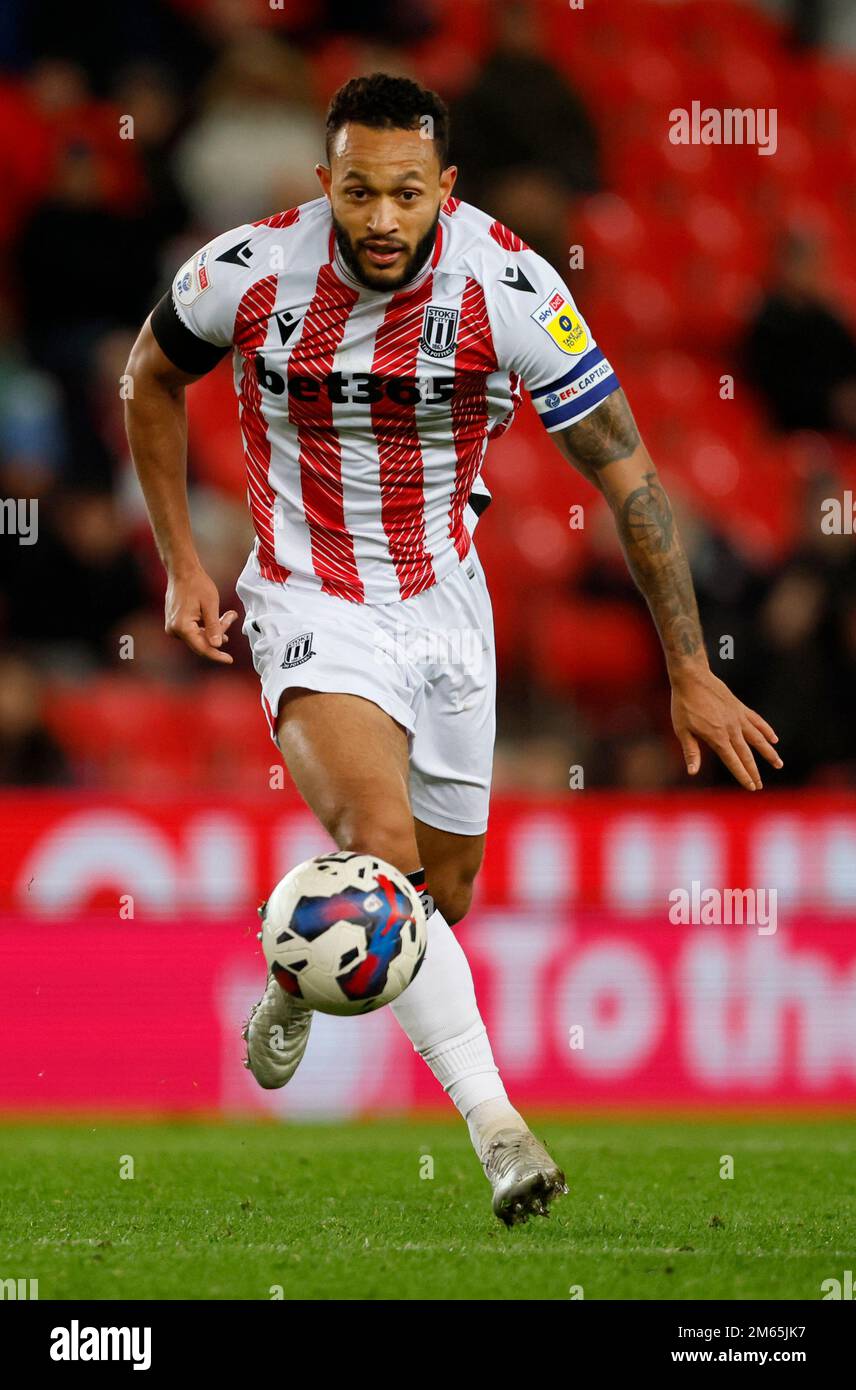 Stoke City's Lewis Baker during the Sky Bet Championship match at the ...