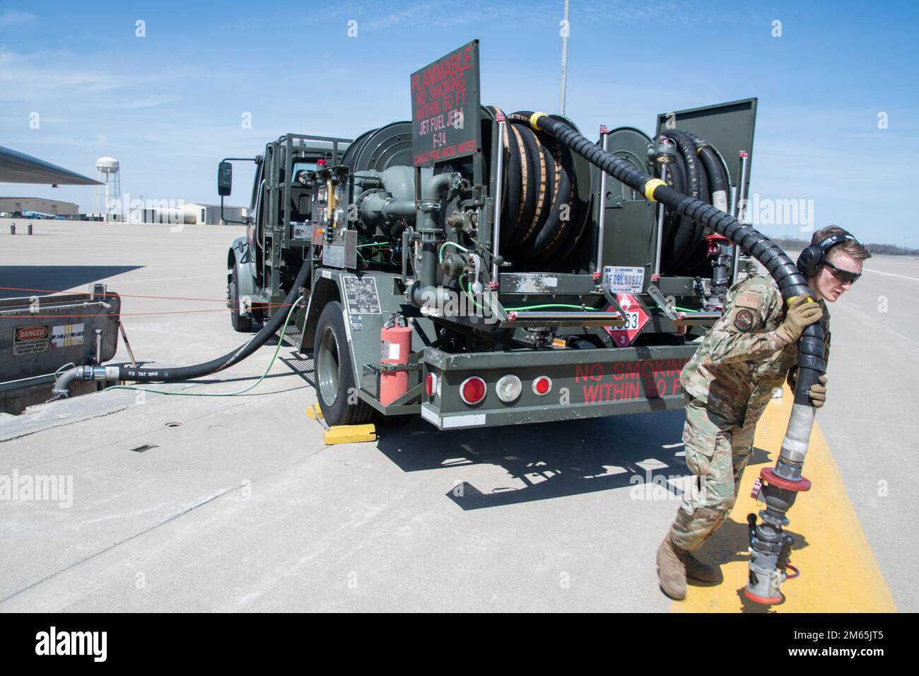 Senior Airman Bailey Shuff of the 509th Logistics Readiness Squadron ...