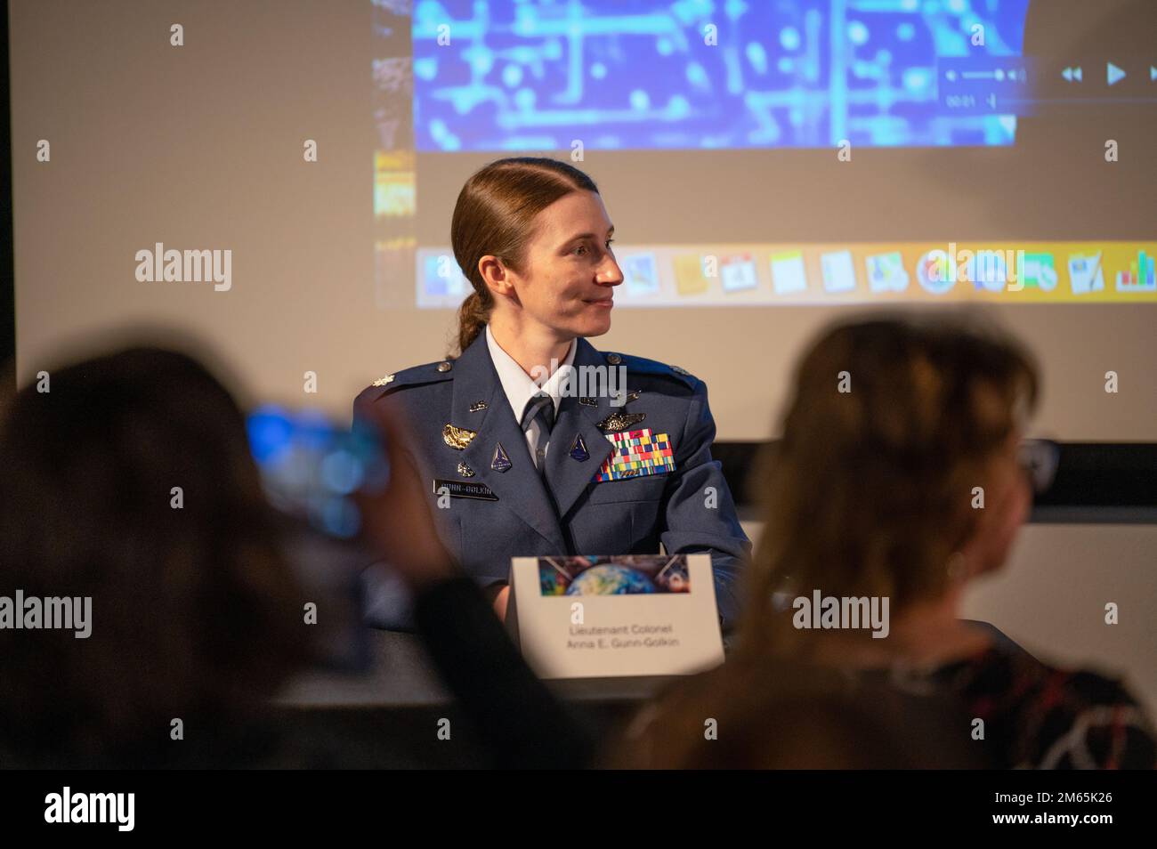 Lt. Col. Anna E. Gunn-Golkin, Commander of the 3rd Test and Evaluation ...