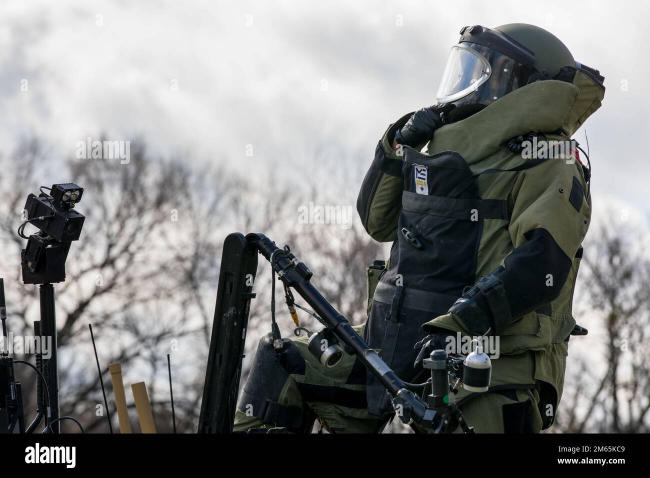 1st Lt. Ian Roxas, an explosive ordnance disposal officer with 764th ...