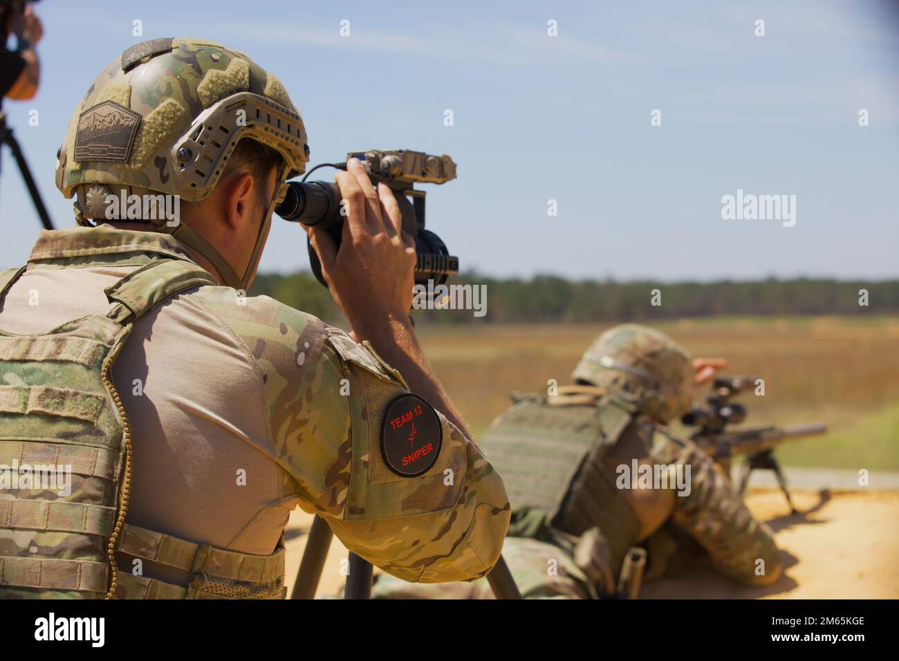 U.S. Army Sgt Adam Berke, A Army Sniper assigned to Headquaters ...
