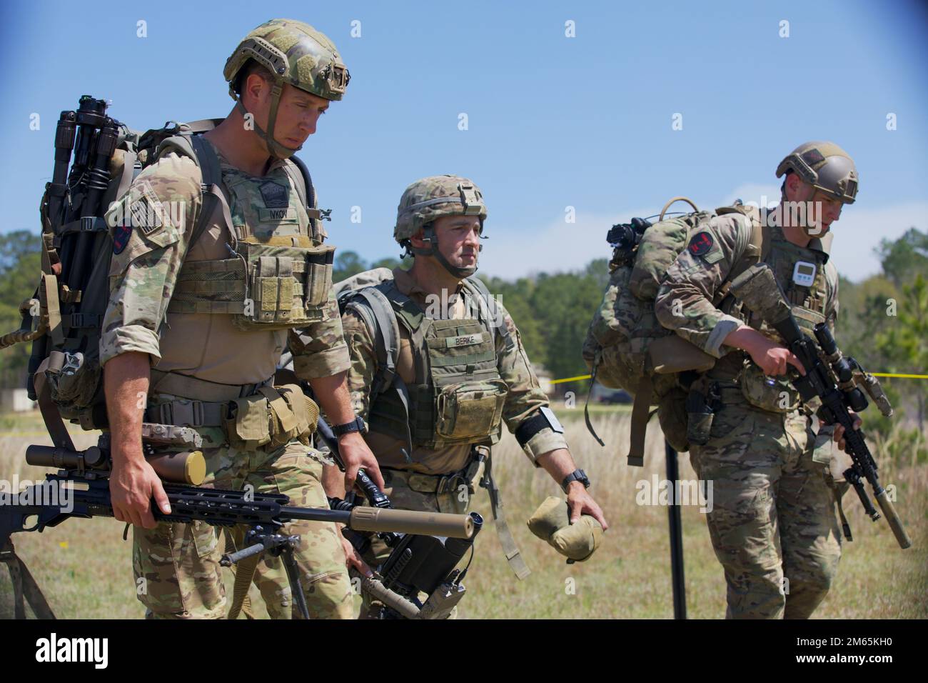 U.S. Army Staff Sgt Tristin Ivkov,Sgt Adam Berke, and Spc Max Miller ...