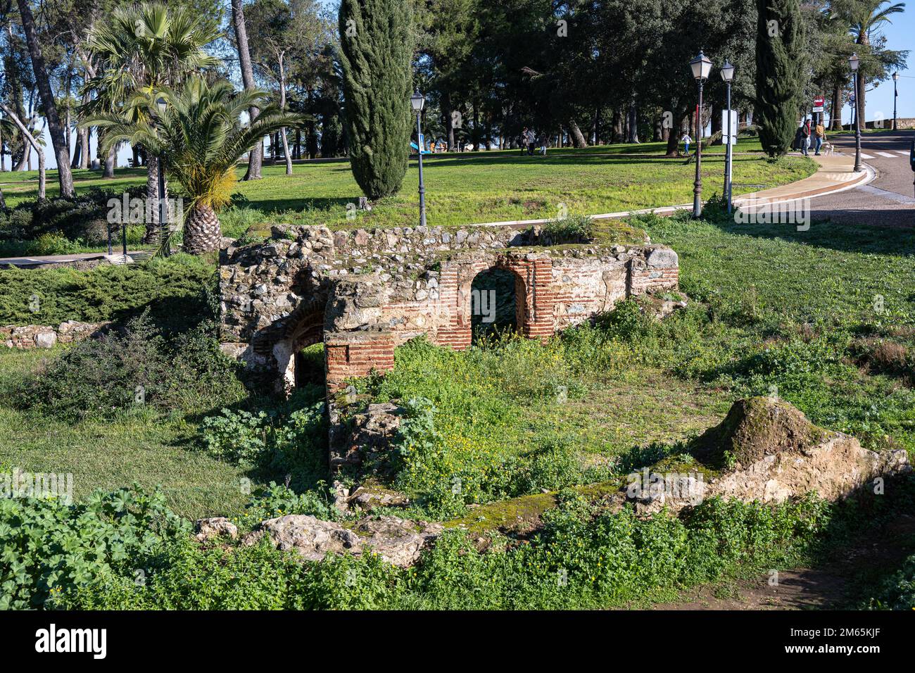 The Alcazaba of Badajoz, an ancient Moorish citadel in Extremadura ...