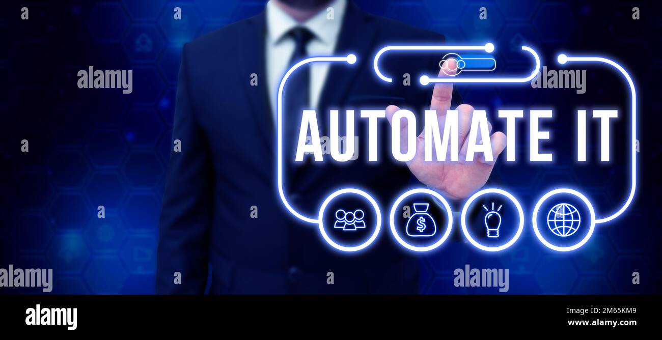 Writing Displaying Text Automate It Word For Convert Process Or Facility To Be Operated