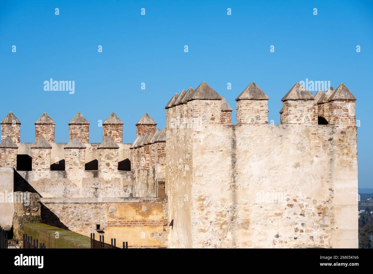 The Alcazaba of Badajoz, an ancient Moorish citadel in Extremadura ...