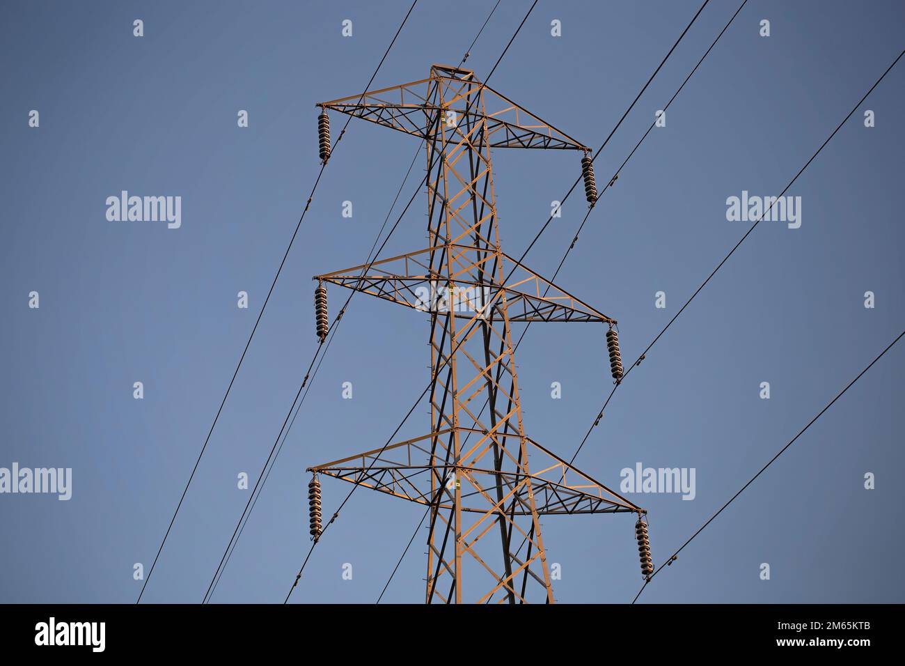 Electrical Pylon.Also known as transmission towers.UK National Grid.On ...