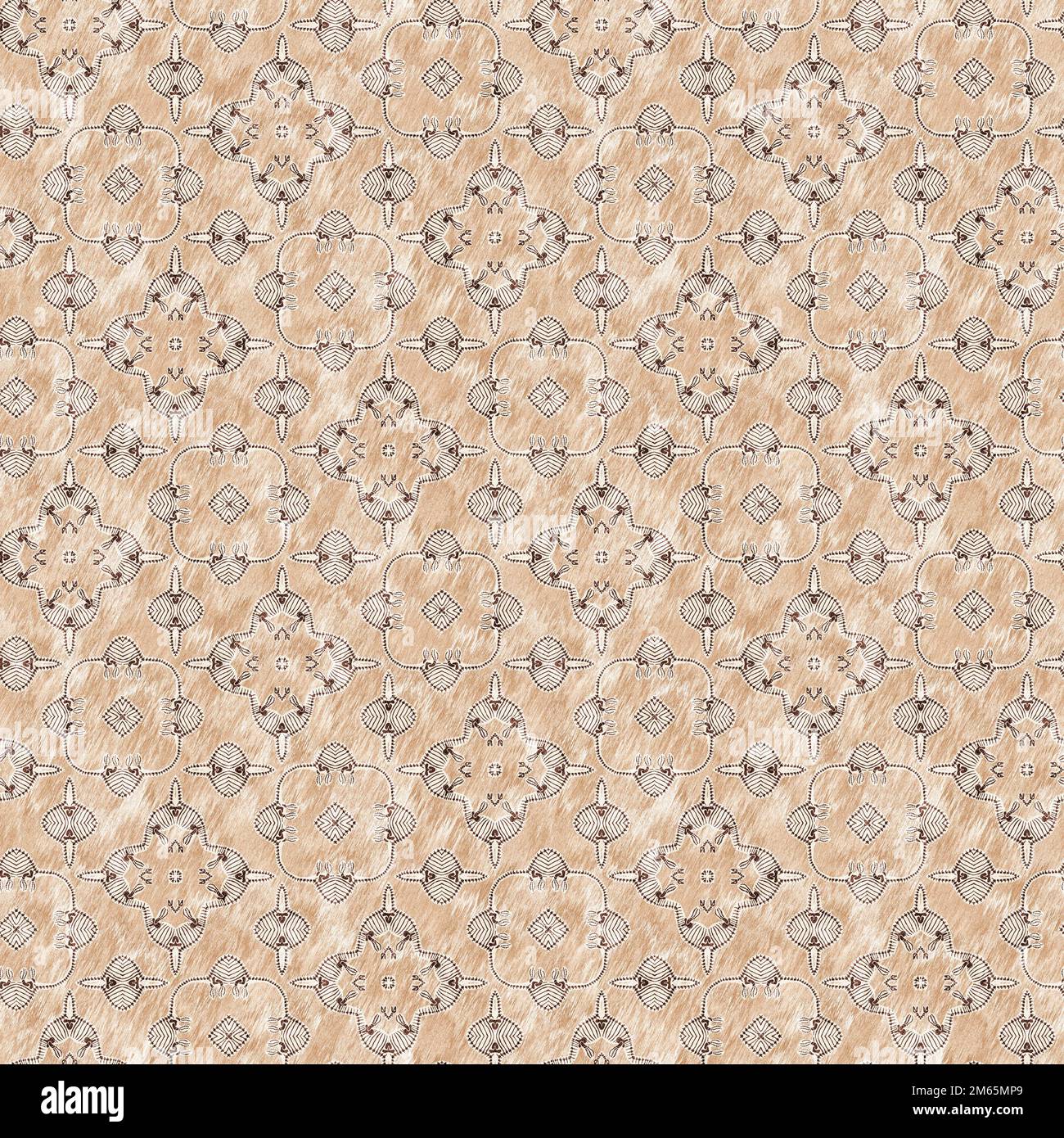 Mosaic geometric dark brown seamless texture pattern. Trendy ...