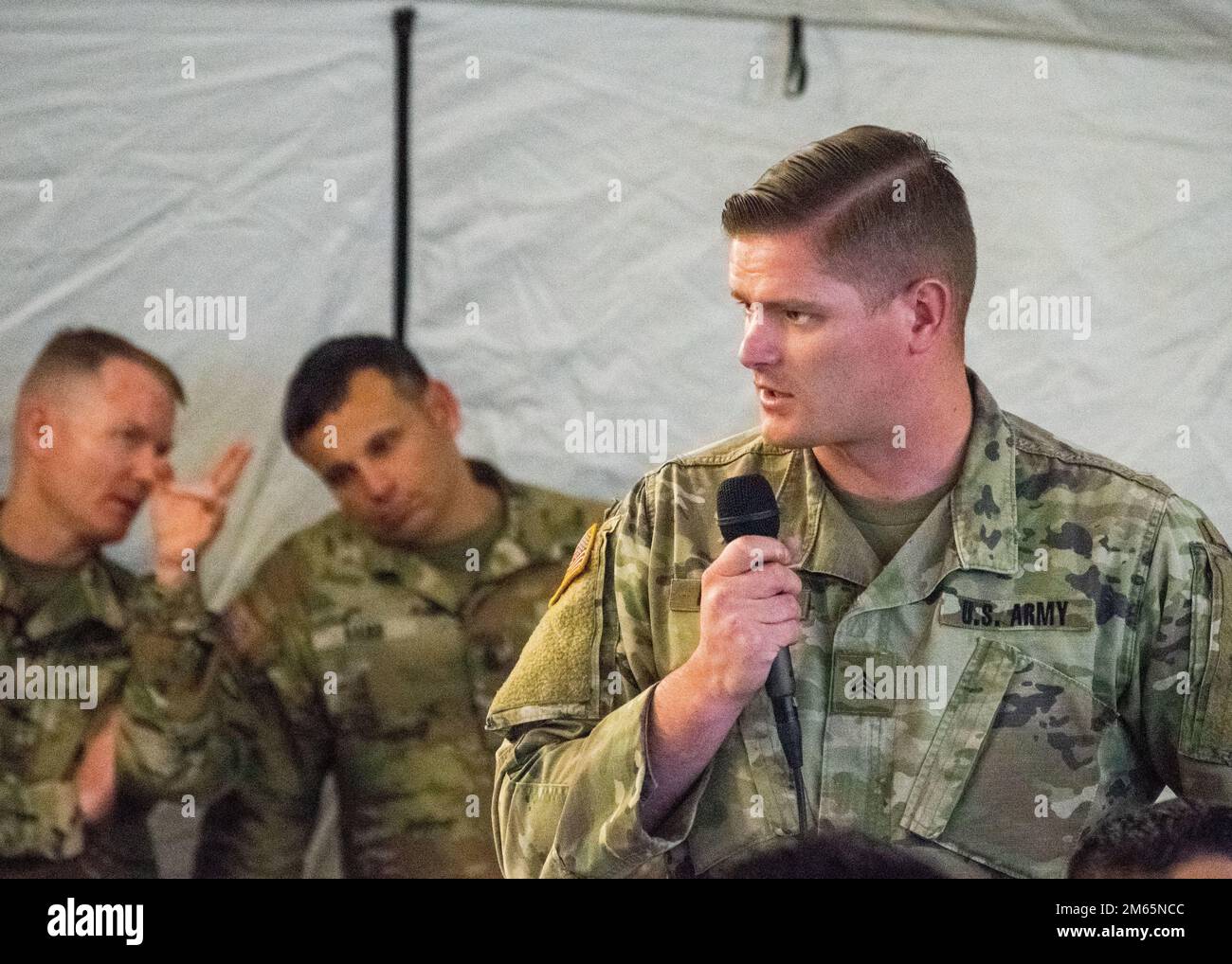 Army Sgt. Nicholas Perkins, an intelligence analyst with the 20th CBRNE ...