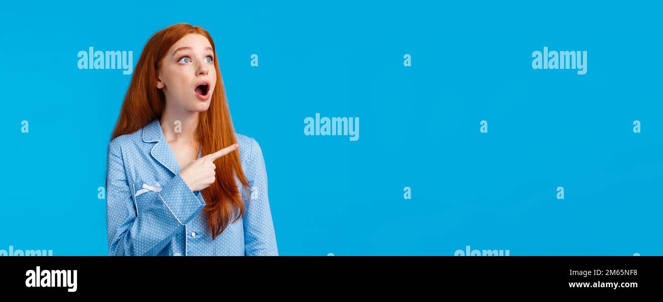 Omg check it out. Startled and emotional impressed redhead female drop ...