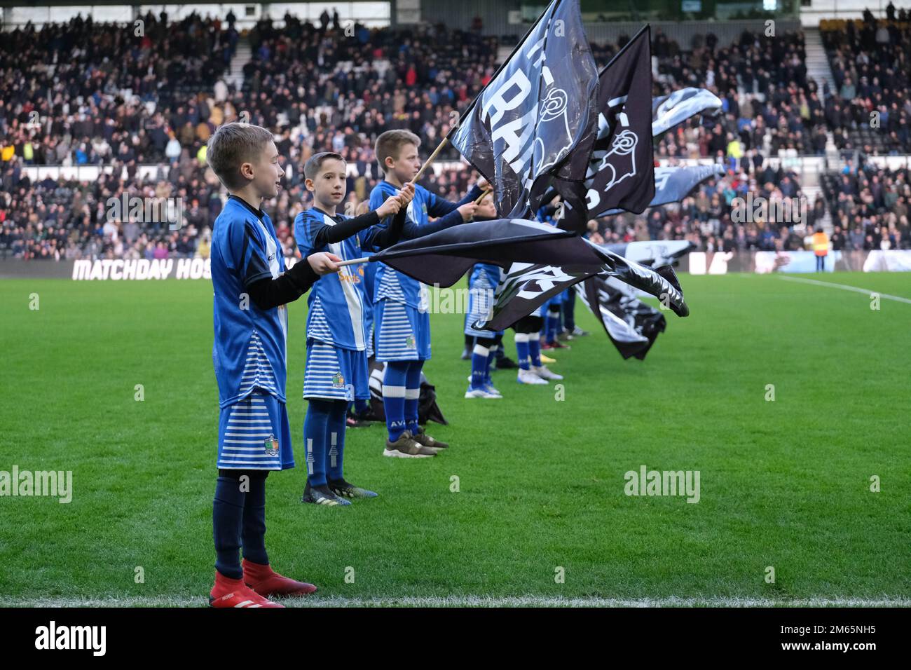 Pride Park, Derby, Derbyshire, UK. 2nd Jan, 2023. League One Football ...
